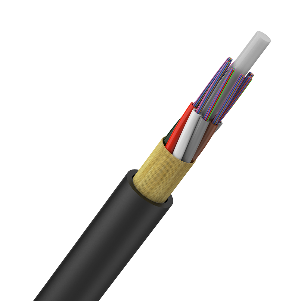 Stranded Loose Tube Non-Metallic Flame Retardant Optical Fiber Cable ...