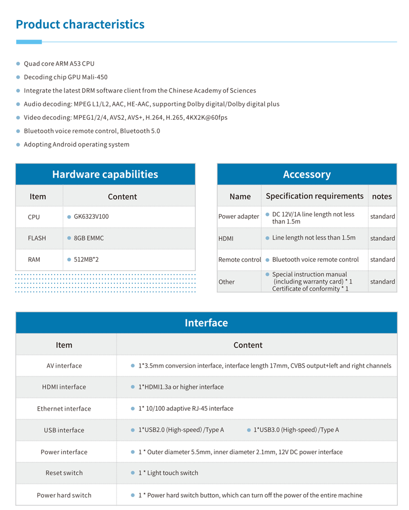 STB-TF001A Set-top Box